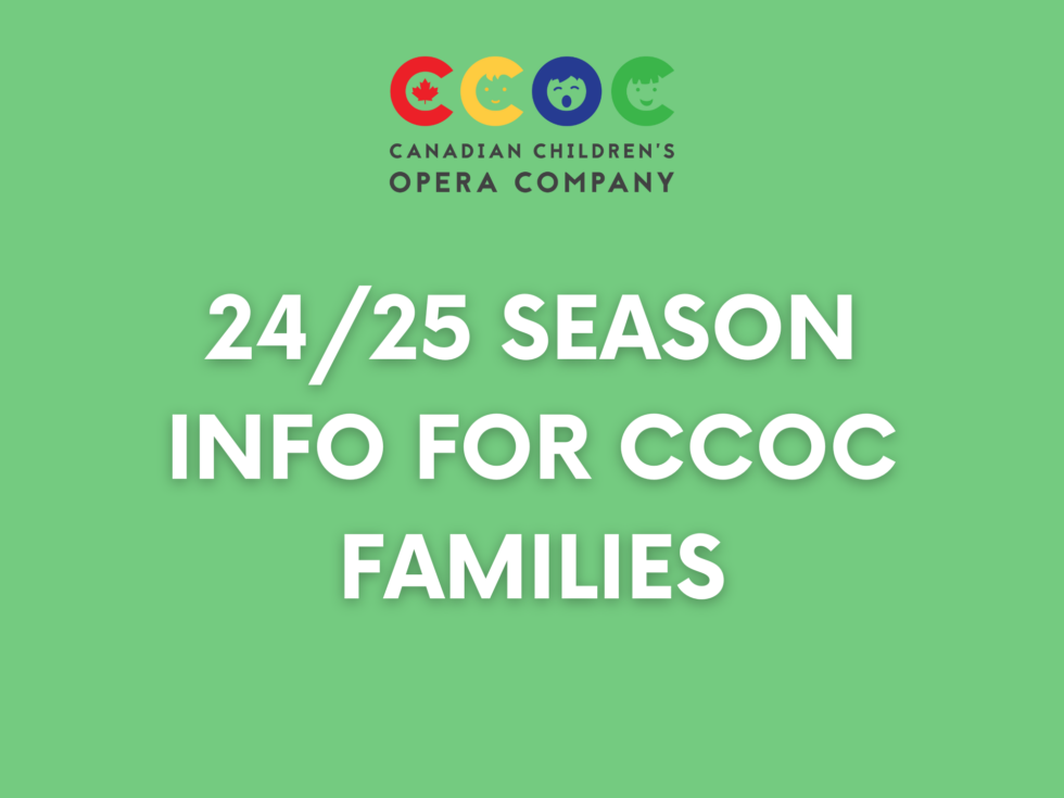 Important Info on the 24/25 Season for CCOC Families - Canadian ...